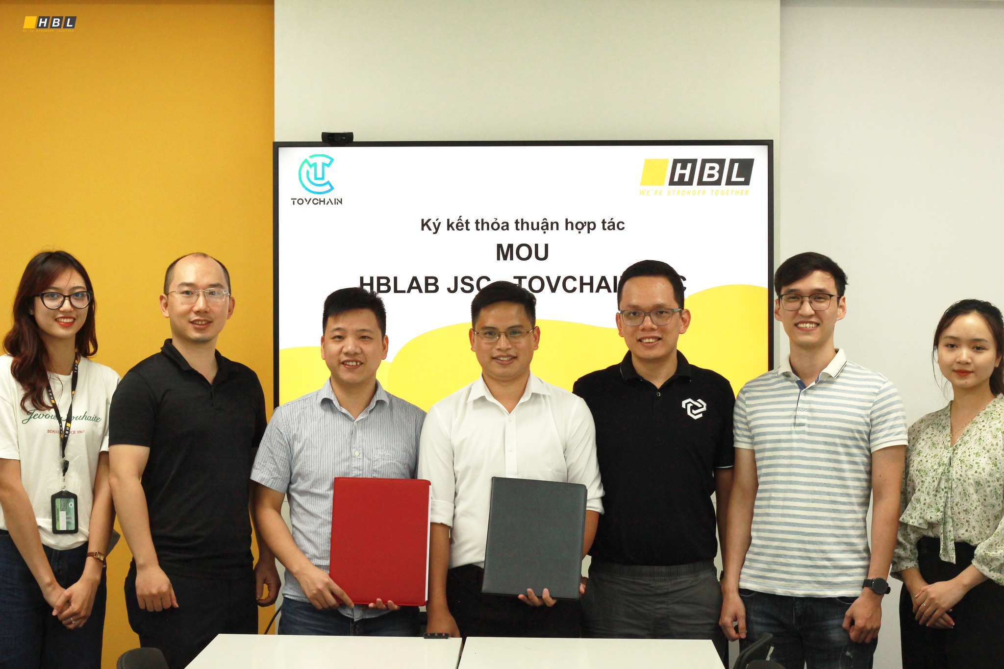 HBLAB & ToVChain: Hợp tác ký kết phát triển Blockchain - HBLAB JSC